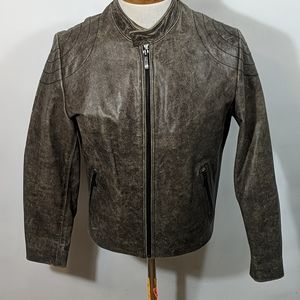 Kenneth Cole Reaction Jackets & Coats | Mens Leather Bomber Jacket ...